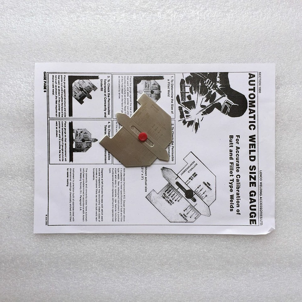 Field Weld Inspection Tool Kit Welding Gauge Weld Inspection Ruler 16 ...