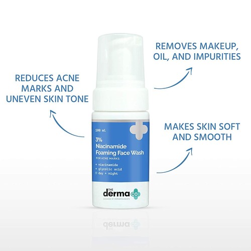 The Darma Co 3% Niacinamide Foaming Face Wash for a-cne M@arks 100ml ...