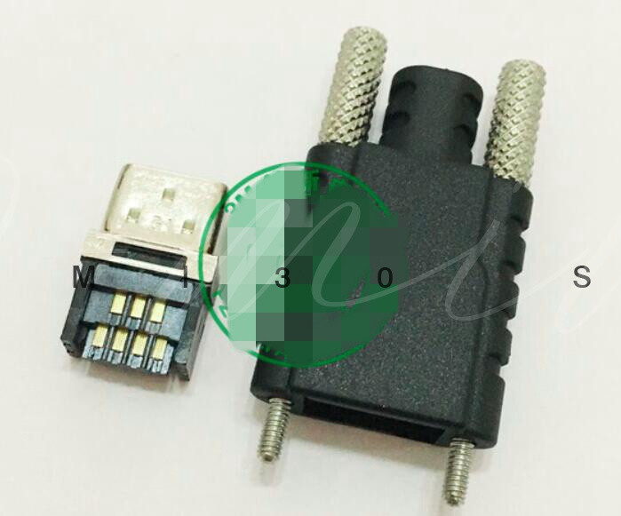 QTY:1 Plug HDR-E14LPA5 + HDR-E14MSG1 Solder type CN3 connector 14 core ...