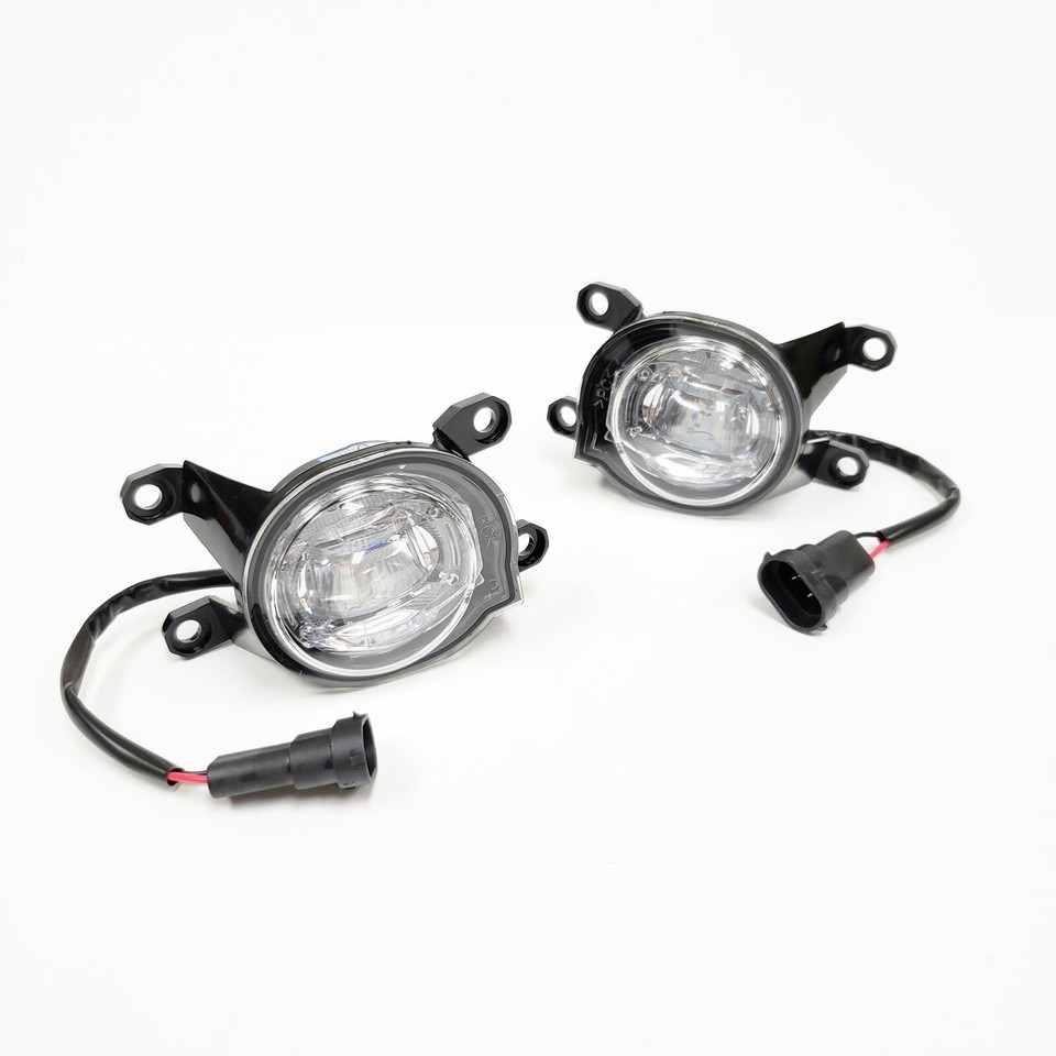 Front Built-in LED Fog Light Fit 2020 2021 Toyota C-HR CHR Wire Bezel ...
