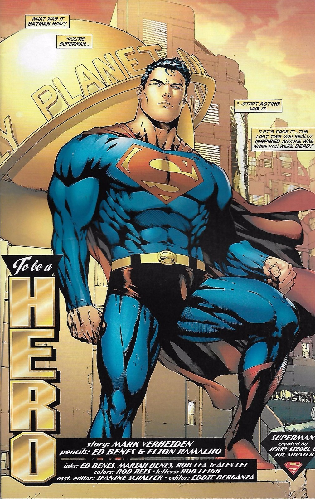 Superman Comic 225 Cover A First Print 2006 Mark Verheiden Ed Benes ...