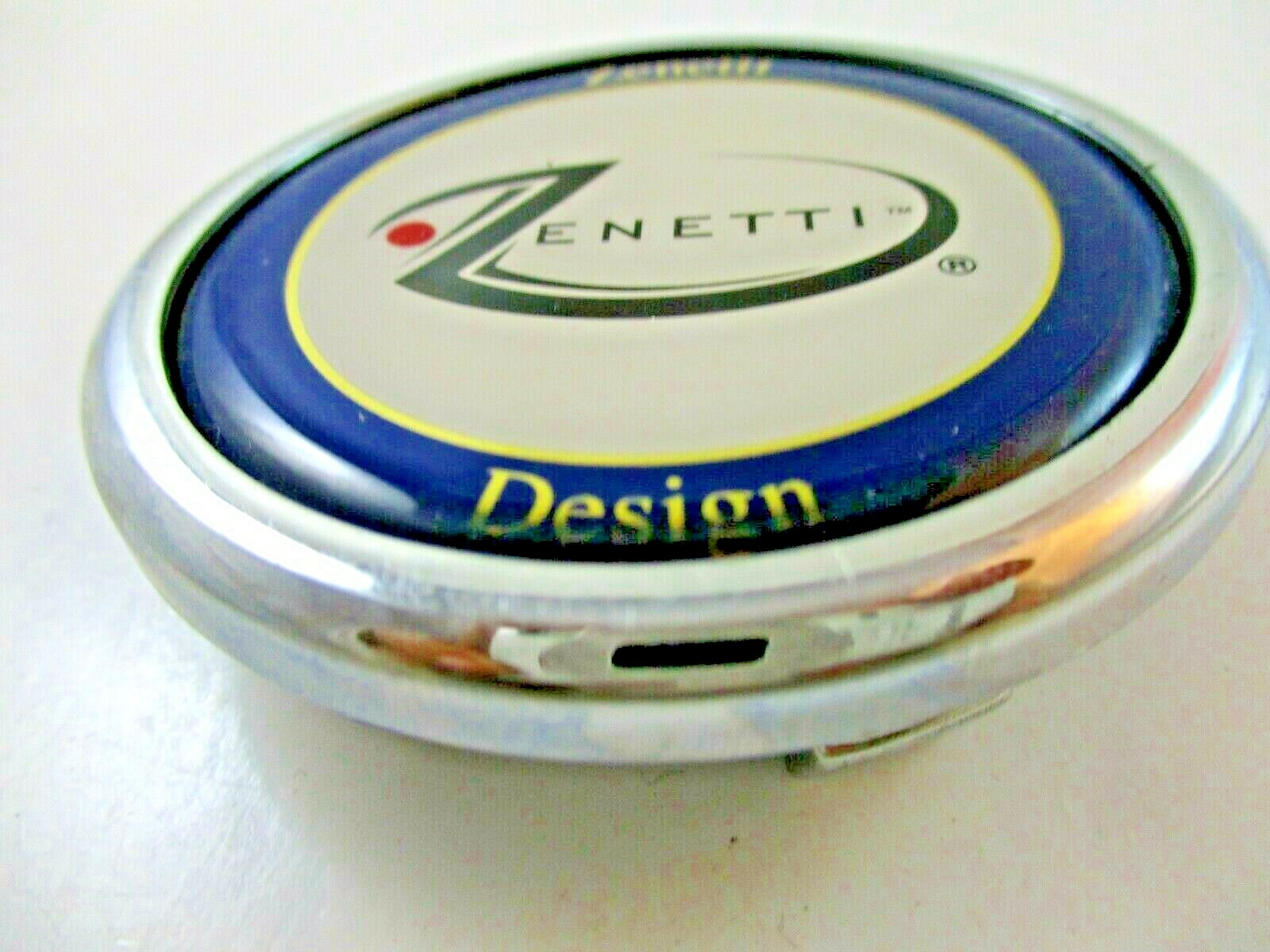 ZENETTI BL/SILVER CUSTOM WHEEL CENTER CAP* #no number (for 1 cap) | eBay