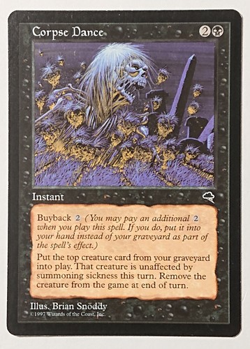 Corpse dance - Danse des cadavres - MTG - Magic Gathering - Tempête - Anglais | eBay