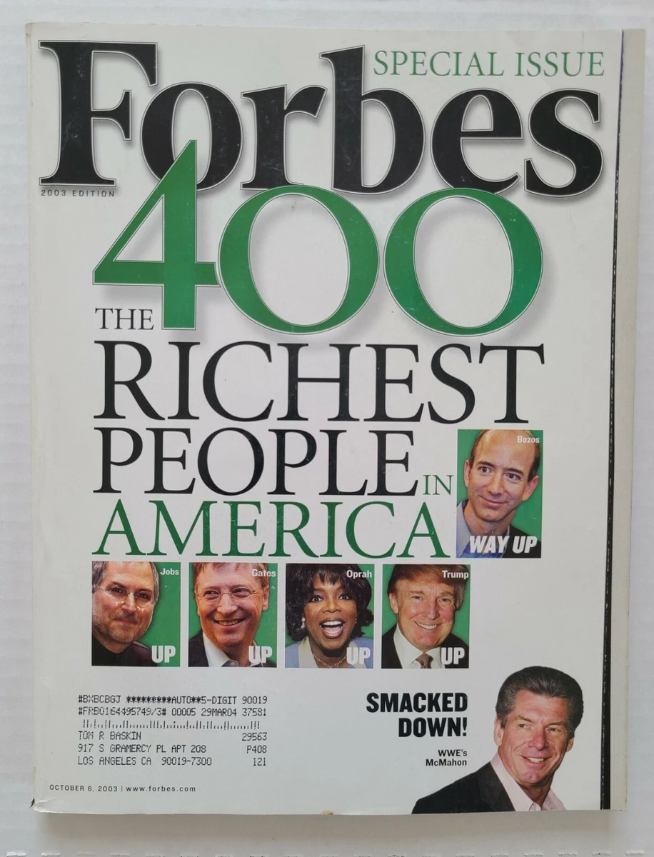 Forbes Magazine Oprah