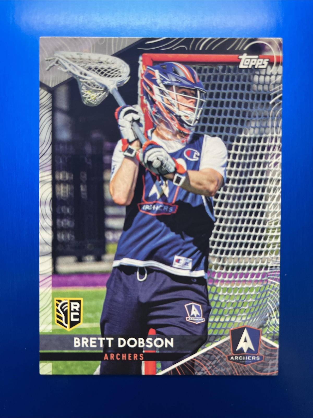 2022 Topps PLL Premier Lacrosse League BRETT DOBSON RC Rookie Card #33 ...