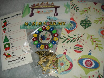Disney FINDING NEMO Holiday Ornament, Wrap Paper, Tags, Postcard, Bonus ...