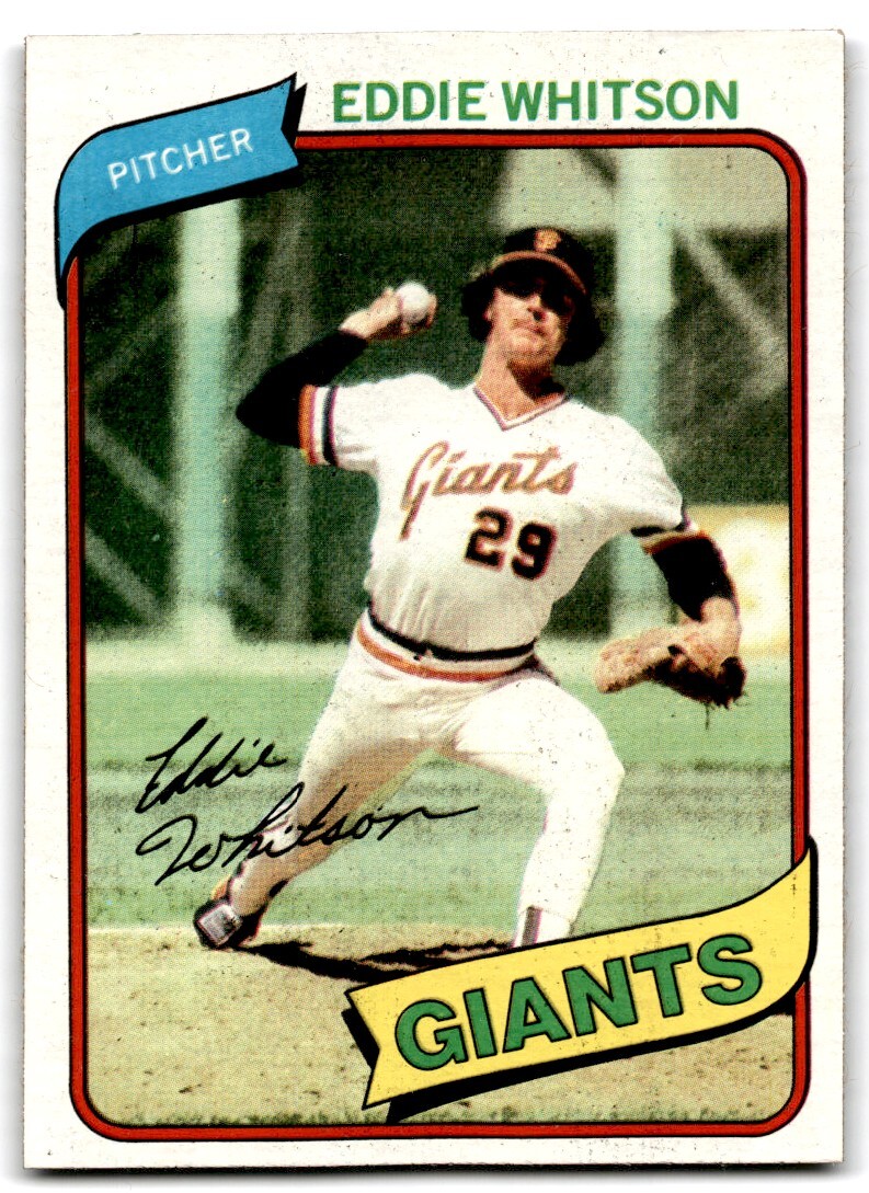 1980 Topps Eddie Whitson San Francisco Giants #561 | eBay