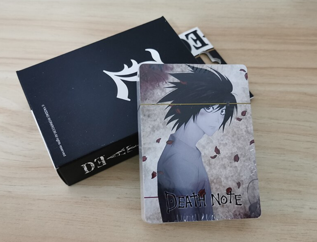 Death Note Playing Cards - Manga Anime Poker Game Light Yagami Kira L ...
