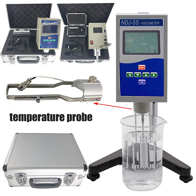 Digital Viscosity Meter Tester With Temperature Sensor Rotary ...