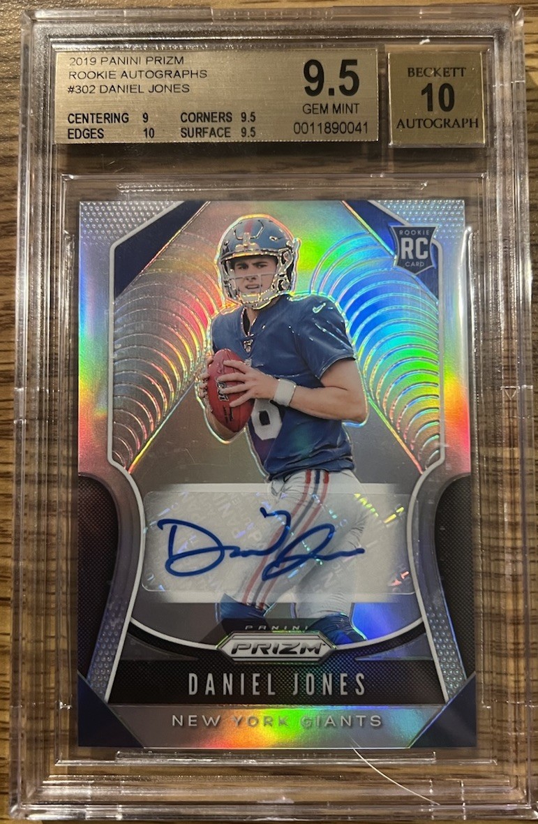Daniel Jones Rookie Card Market Shows Life