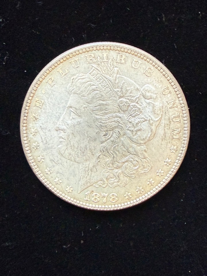1878-P Morgan Silver Dollar – 7 Tail Feathers – BU-Single owner estate ...