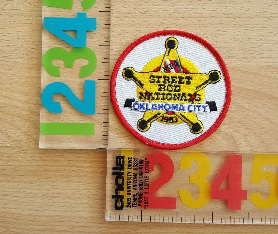 NSRA 1983 National Street Rod Association Nationals Oklahoma City Patch ...