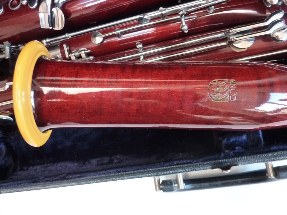 VINTAGE CONN (MADE BY SCHREIBER) STUDENT MODEL BASSOON - SERIAL No ...