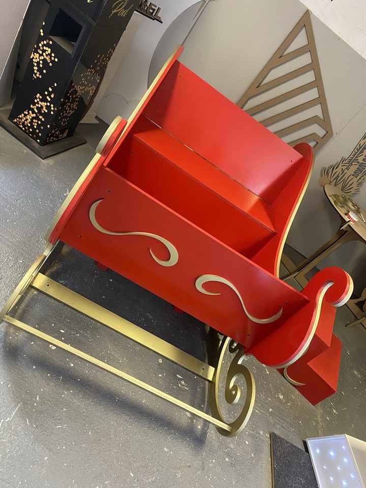 Commercial Full Size Santa Christmas Sleigh | eBay UK