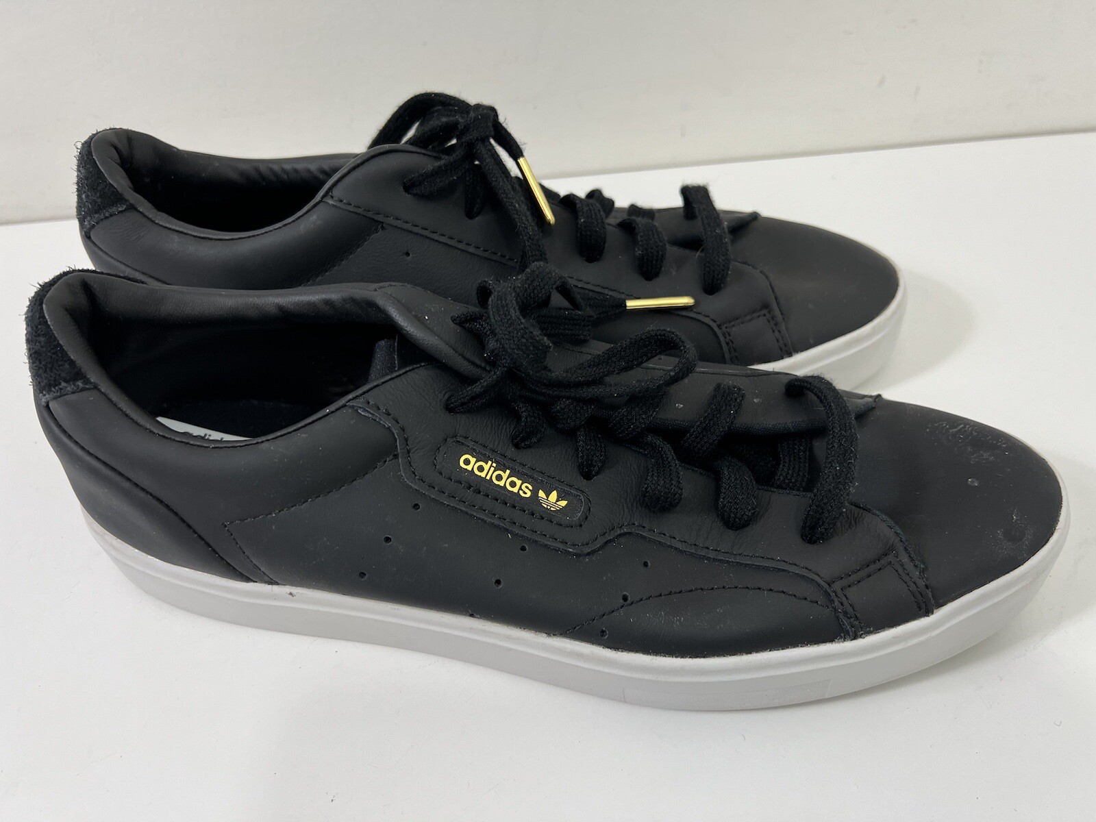 Adidas Women's Sleek CG6193 PYV 702001 Black Casual Shoes Sneakers Size ...