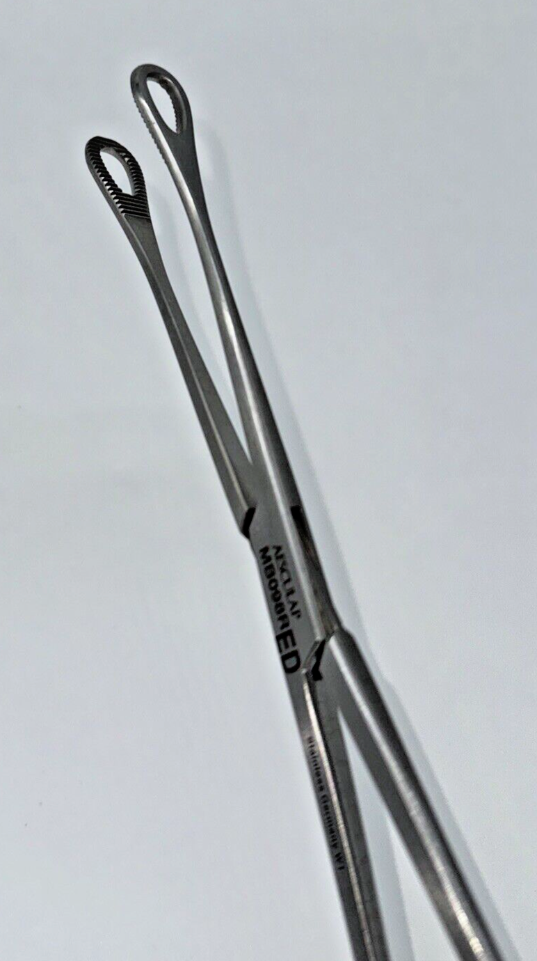 Aesculap MB098R Foerster Sponge Forceps, 12", Serrated, Straight | eBay ...