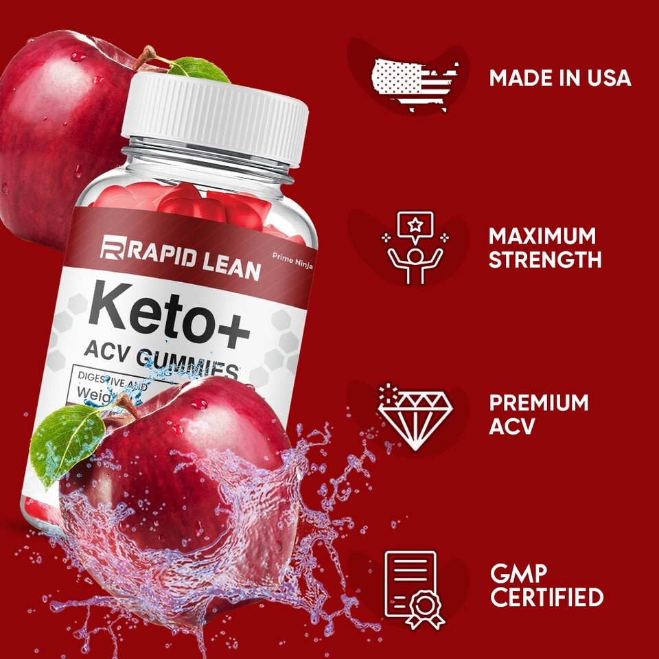 Rapid Lean Keto ACV Gummies, Official Rapid Lean Max Strength Gummies (5 Pack) | eBay