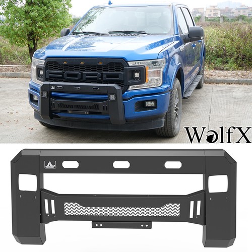 For 2015-2020 Ford F-150 F150 Grille Guard Front bumper w/Bull Bar+LED ...