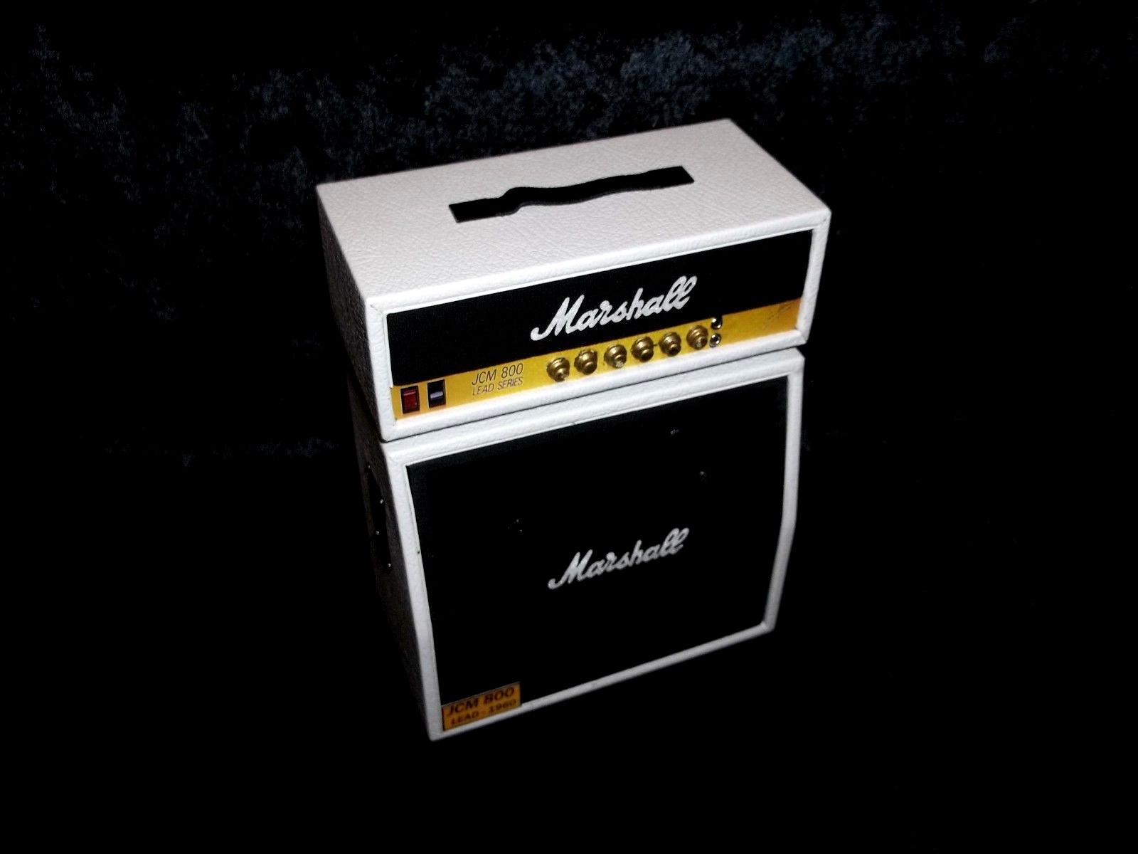 MARSHALL MINIATURE HALF STACK AXE GUITAR AMPLIFIER 1:6 FIGURE SCALE ...