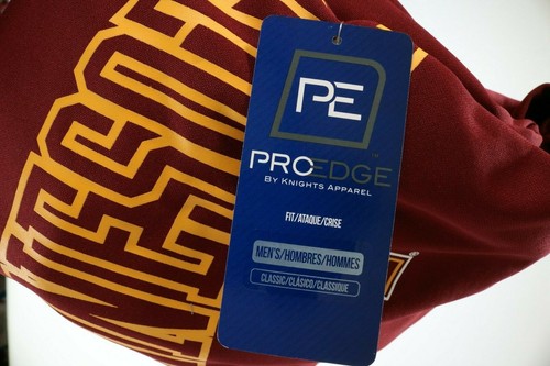 Mens Pro Edge Minnesota Golden Gophers Maroon Hooded Sweatshirt Hoodie ...