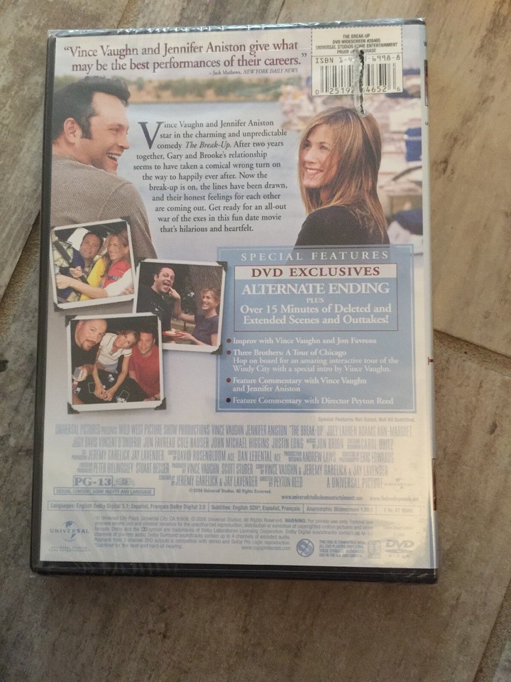 The Break-Up (DVD, 2006, Widescreen Edition) - Brand New 25192846526| eBay