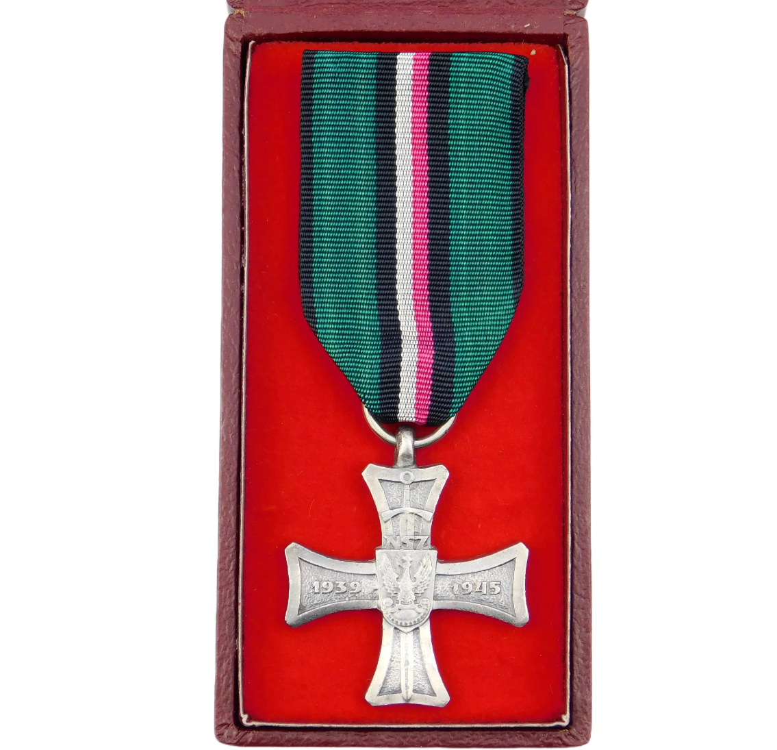 2238 WW2 POLISH CROSS OF THE NSZ NATIONAL ARMED ACTION POLAND | eBay