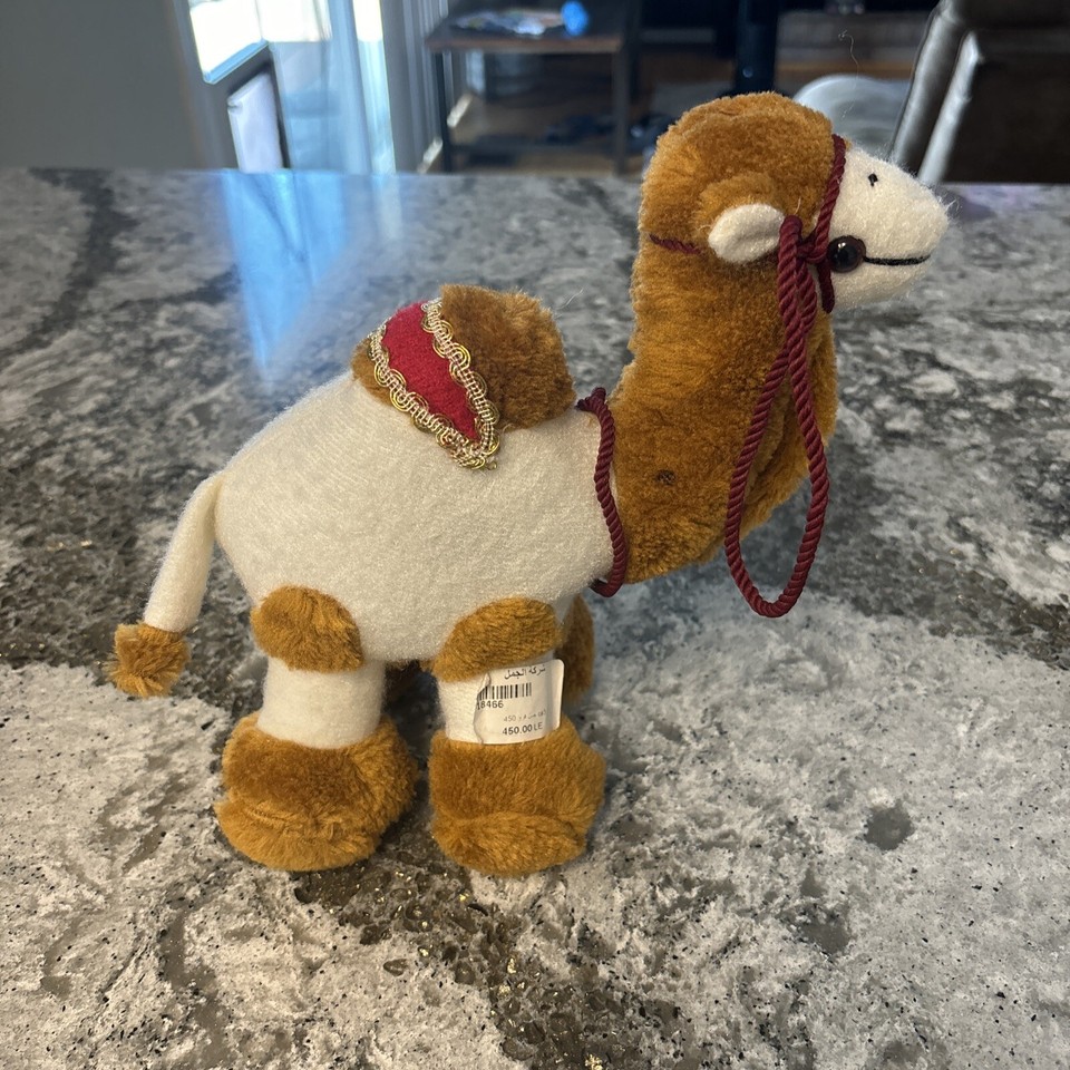 10” EGYPT Souvenir Two Toned Camel Stuffed Plush | eBay