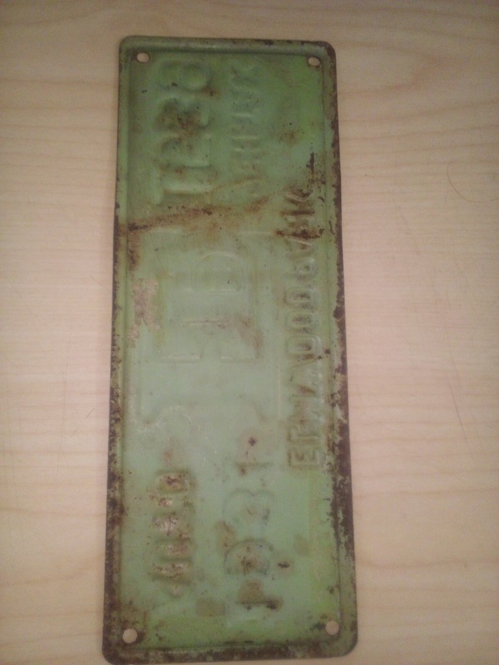 Elmwood Park Illinois 1931 Vehicle Tax Tag License Illinois Metal Rare ...