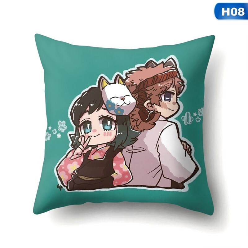 Demon Slayer Cushion Cover SD 45×45cm Model to Choose Tanjiro Nezuko ...
