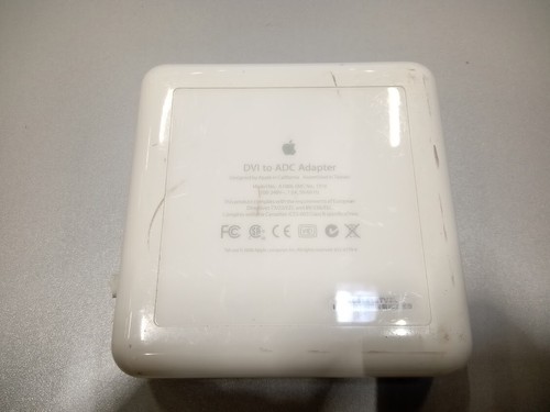 Apple DVI To ADC Adapter Model A1006 White Not Tested For Parts | eBay