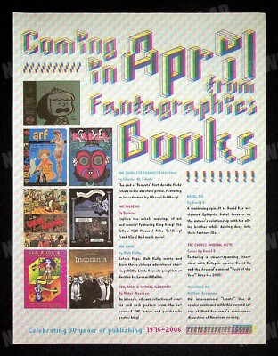 Fantagraphics Books Comics 2006 Trade Print Magazine Ad Poster ADVERT ...