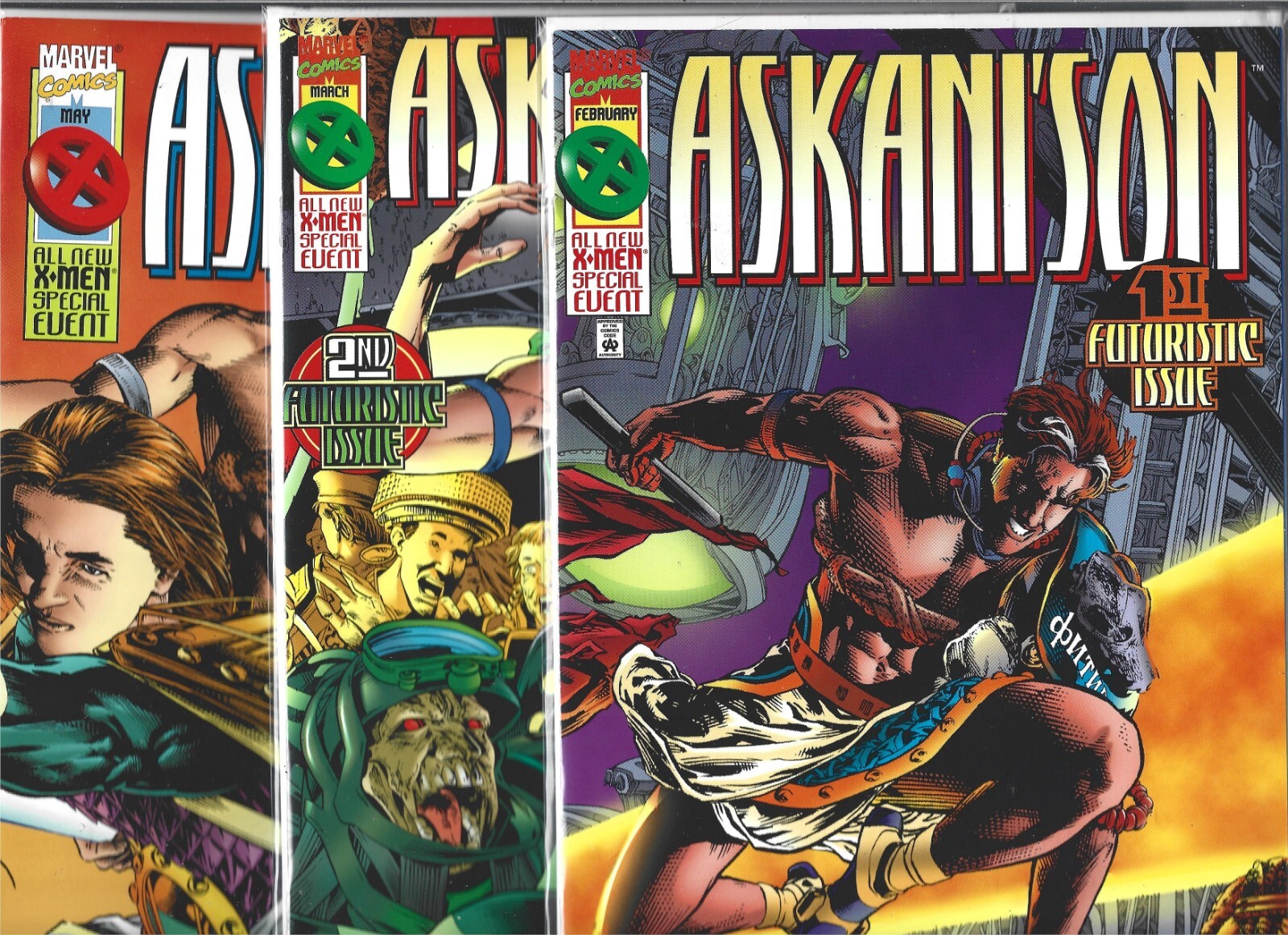 ASKANI'SON NEAR SET / LOT OF 3 - #1 #2 #4 (NM-) X-MEN SPECIAL EVENT | eBay