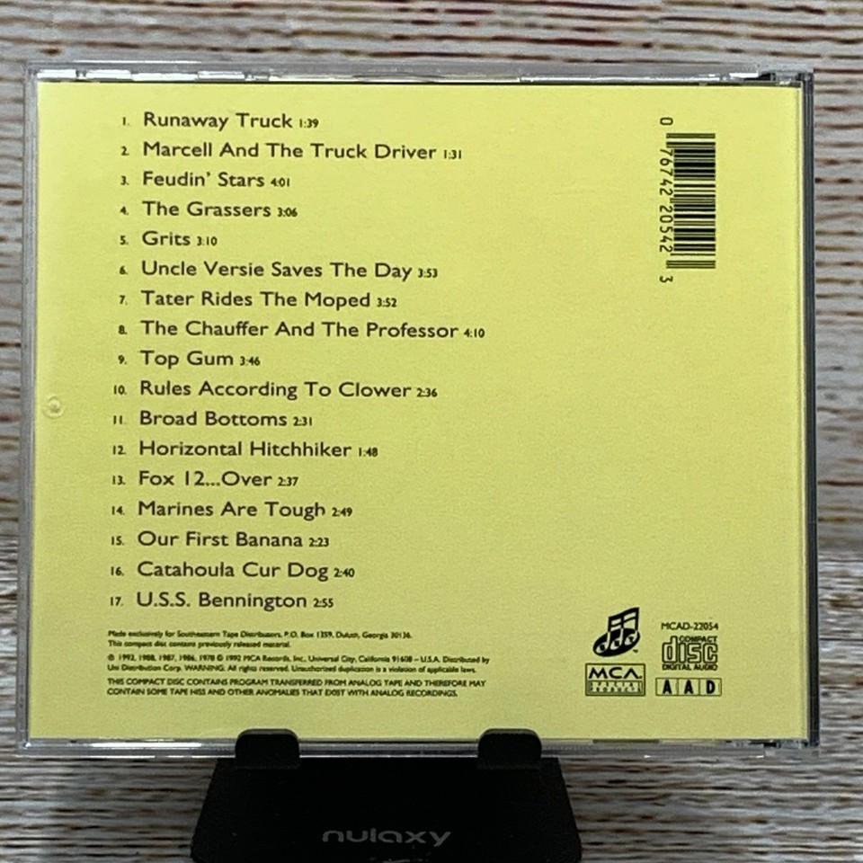 Jerry Clower – The Best Of Jerry Clower [1992 CD] 17 Hits Comedy Album ...