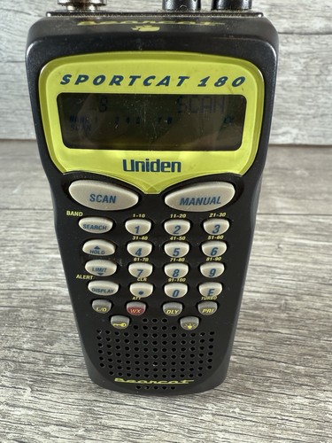 Uniden Sportcat 180 Bearcat SC180B (NO CHARGER ADAPTOR) | eBay