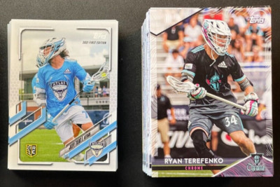 2021 Topps PLL 1st Edition and 2022 Topps PLL Lacrosse Sets (2 sets) | eBay