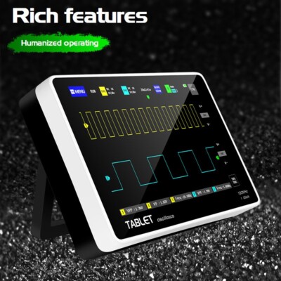 1013D Dual Channel Oscilloscope 100MHz 1GSa/s w/ 7" Color LCD+Touch ...