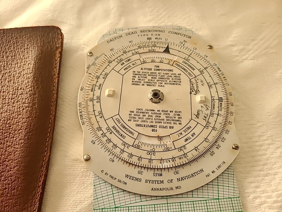 Dalton Dead Reckoning Computer Type E-6B, | eBay