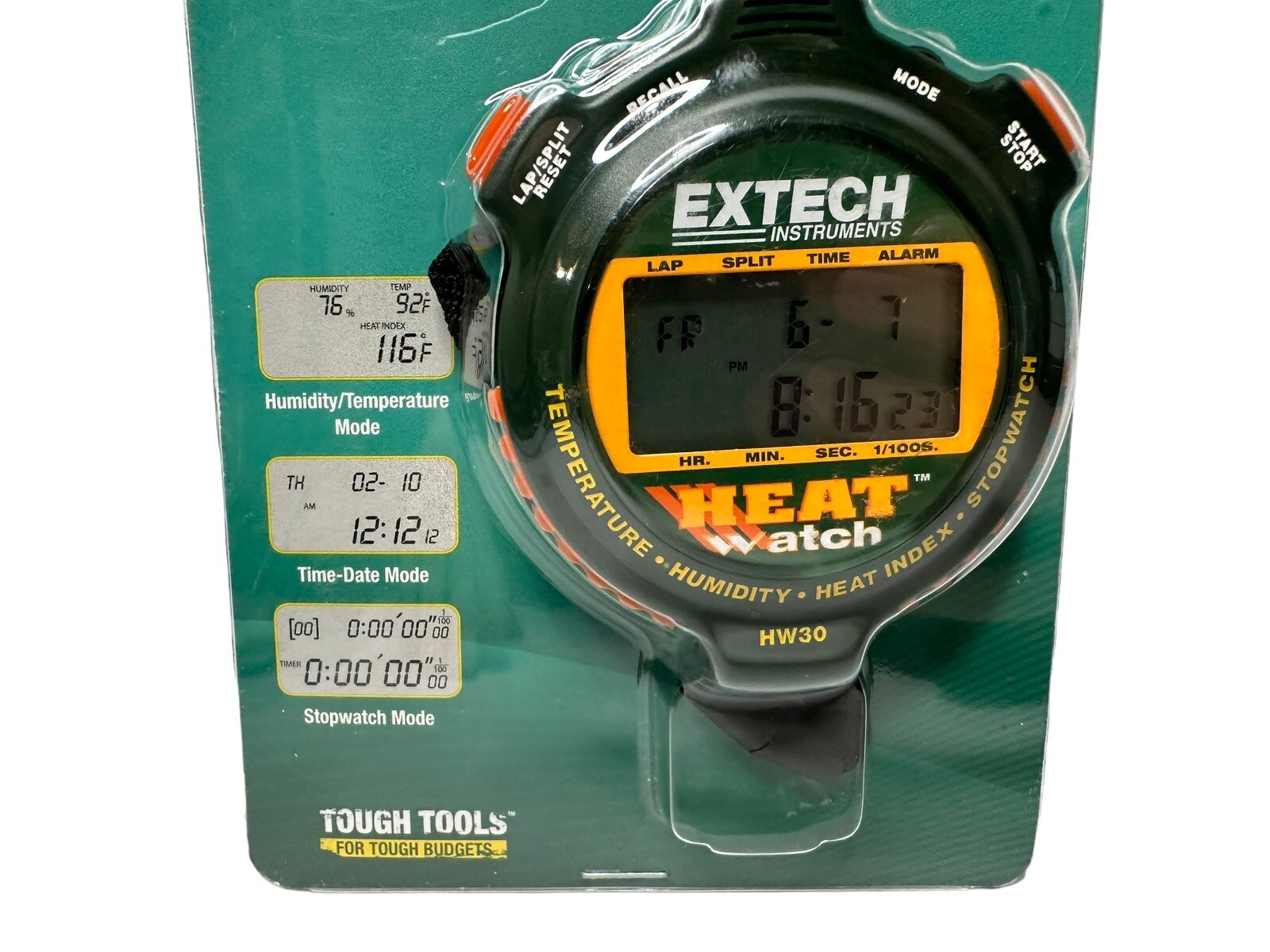 Extech Heat Index Stopwatch Relative Humidity HW30 for sale online | eBay