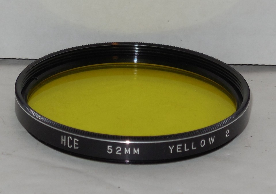 HCE 52mm Yellow Lens Filter Film or Digital | eBay