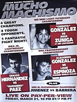 Original Genero Hernandez vs. Jorge Paez, Marco Barrera Boxing Fight ...