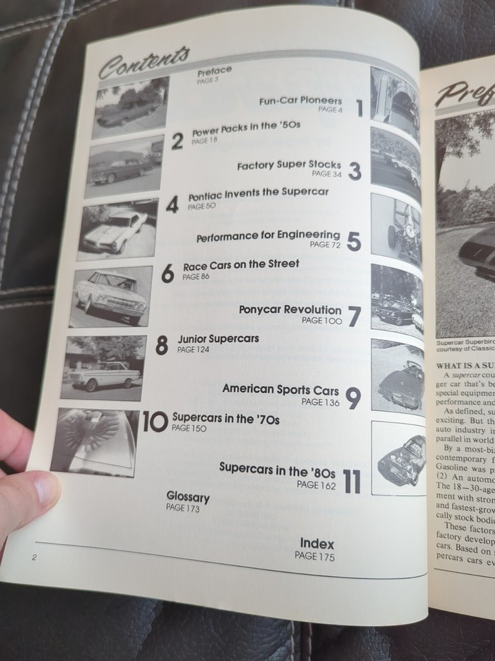 American Supercar Book High Performance Cars Soft Cover Roger ...