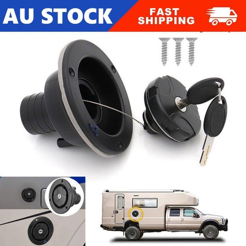Fresh Caravan Water Filler Locking Inlet Hatch Tank Caps For RV ...