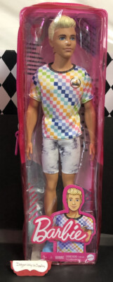 Barbie Fashionista Cool Ken # 174 New In Zip Bag Box Blonde Doll Boy ...