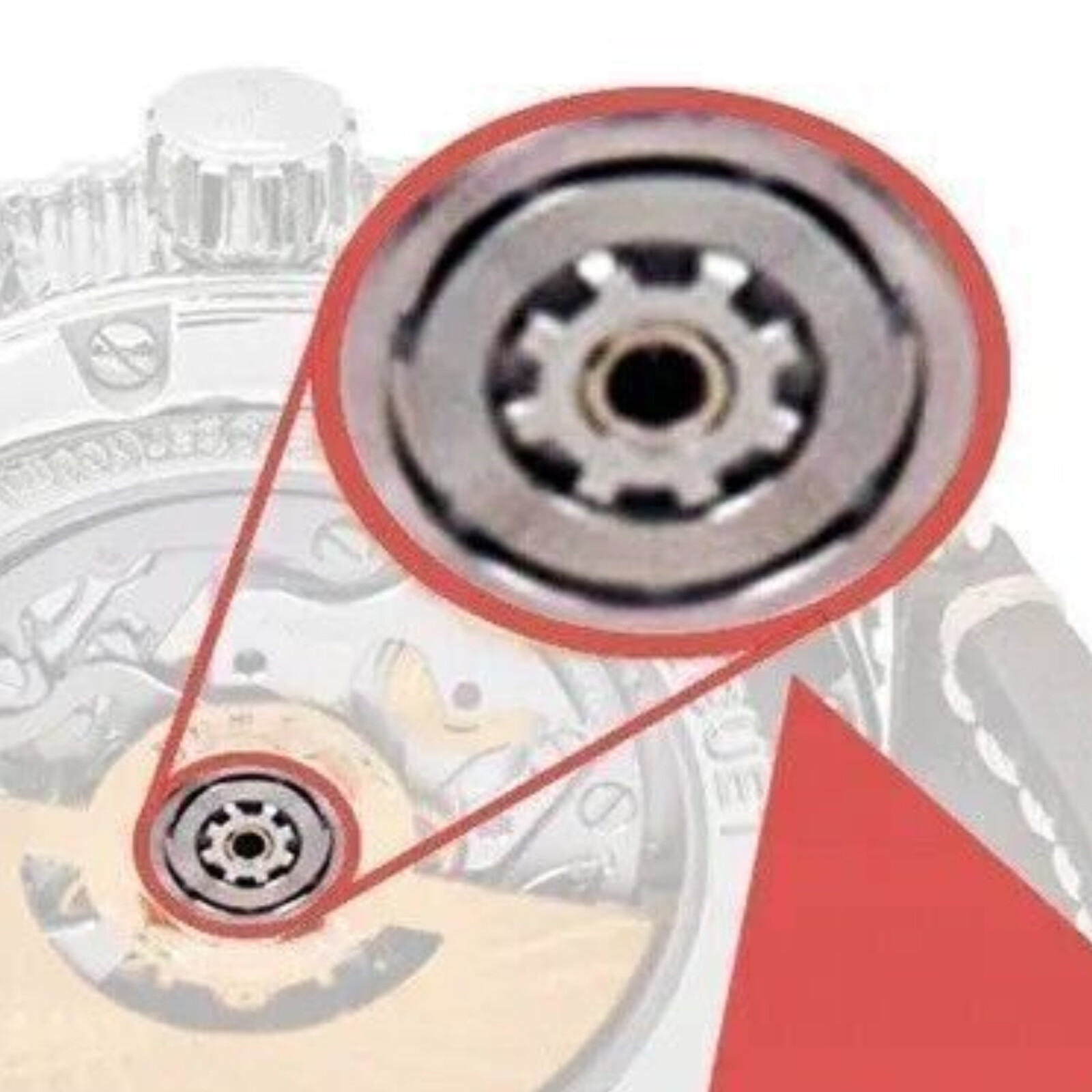 Regular Triangle Watch Movement Rotor Screwdriver for Breguet TYPE XX ...