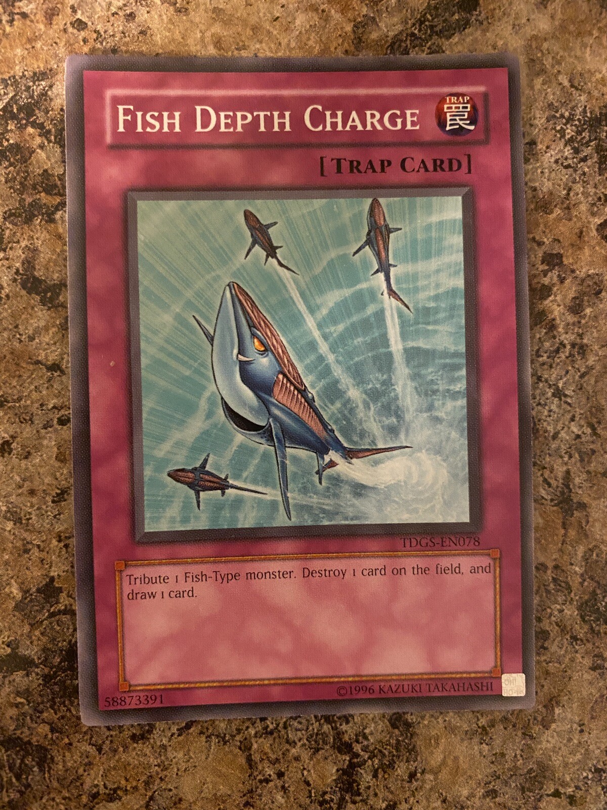 YuGiOh Fish Depth Charge - TDGS-EN078 - Common NM | eBay