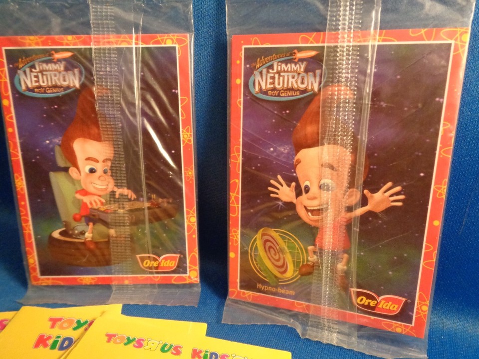 JIMMY NEUTRON - ORE IDA (3) TRADING CARD PACKS / LOONEY TUNES - TOYS R ...