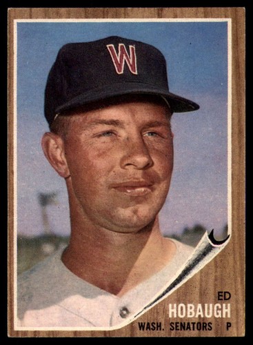 1962 Topps #79 Ed Hobaugh EX/NM Senators ID:105842 | eBay