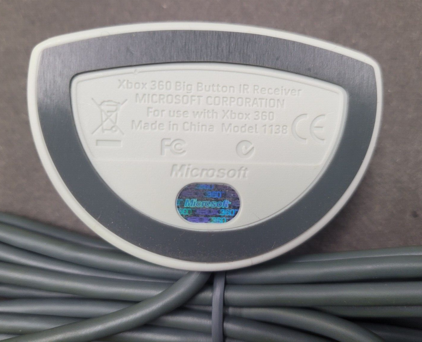 Official Microsoft Xbox 360 USB Big Button IR Reciever 1138 Scene-it ...