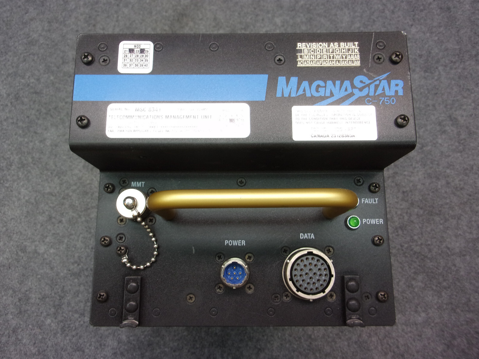 MagnaStar C-750 Telecoms Management Unit P/N 724855-860 | eBay