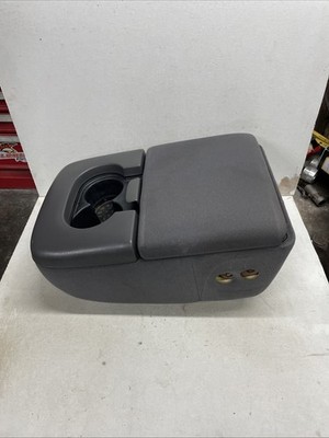 1997-2003 Ford F150 Center Console Arm Rest Jump Seat Cloth Dual Cup ...